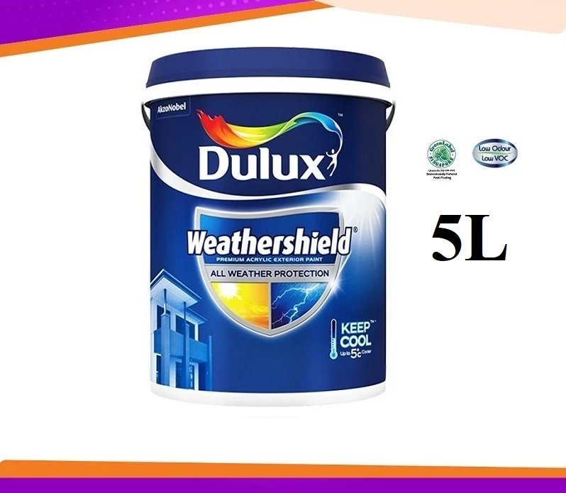 5L Dulux Weathershield Exterior Wall (Color Option) – precisionhardware ...